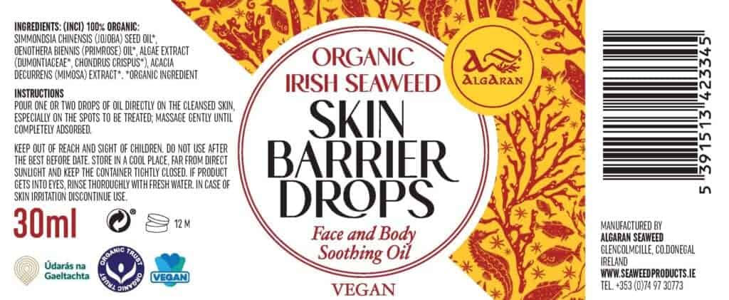 Organic Seaweed Skin Barrier Drops